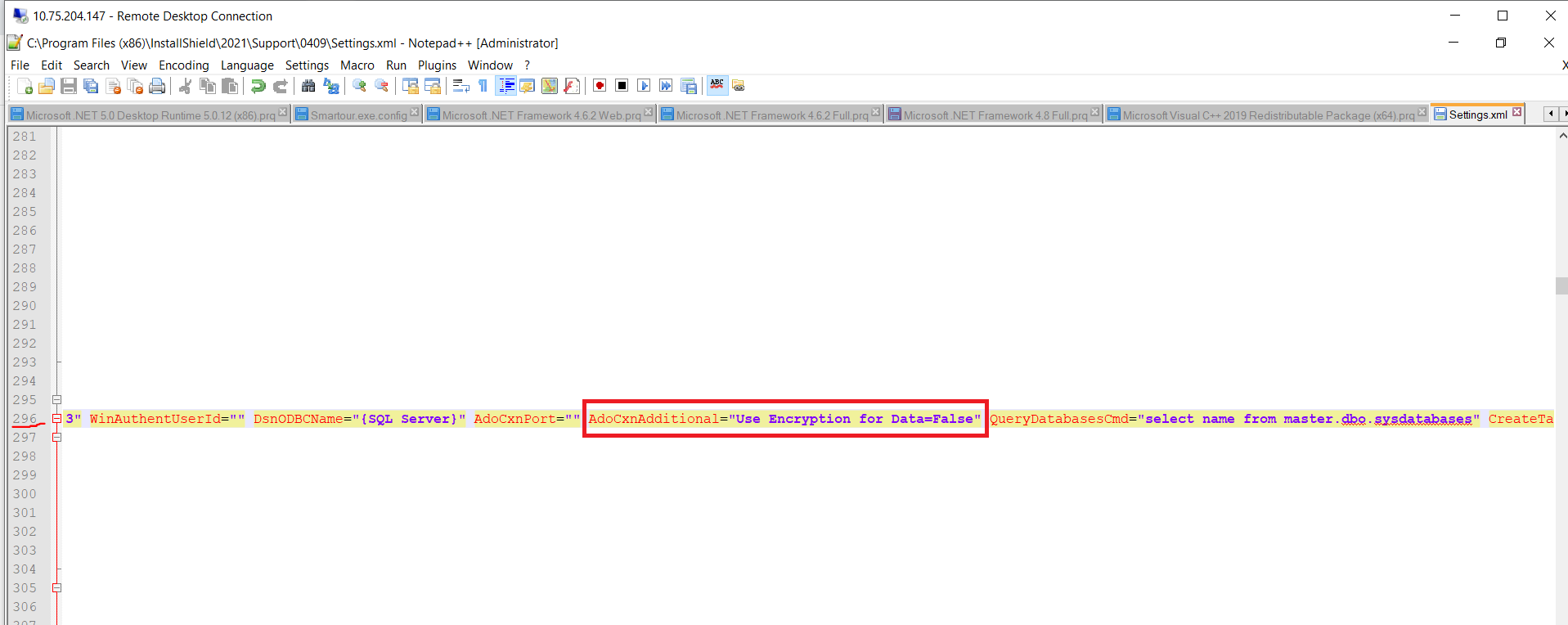 Error 27502.Could not connect to Microsoft SQL Server '(local) Using MSOLEDBSQL 19.0