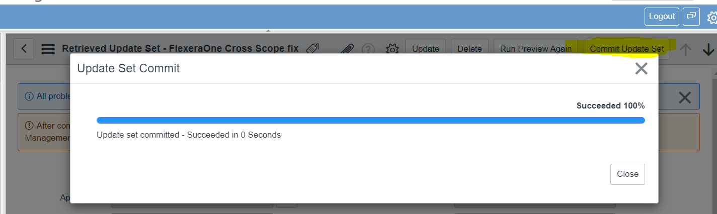 Steps to apply an Update Set in ServiceNow (XML file)