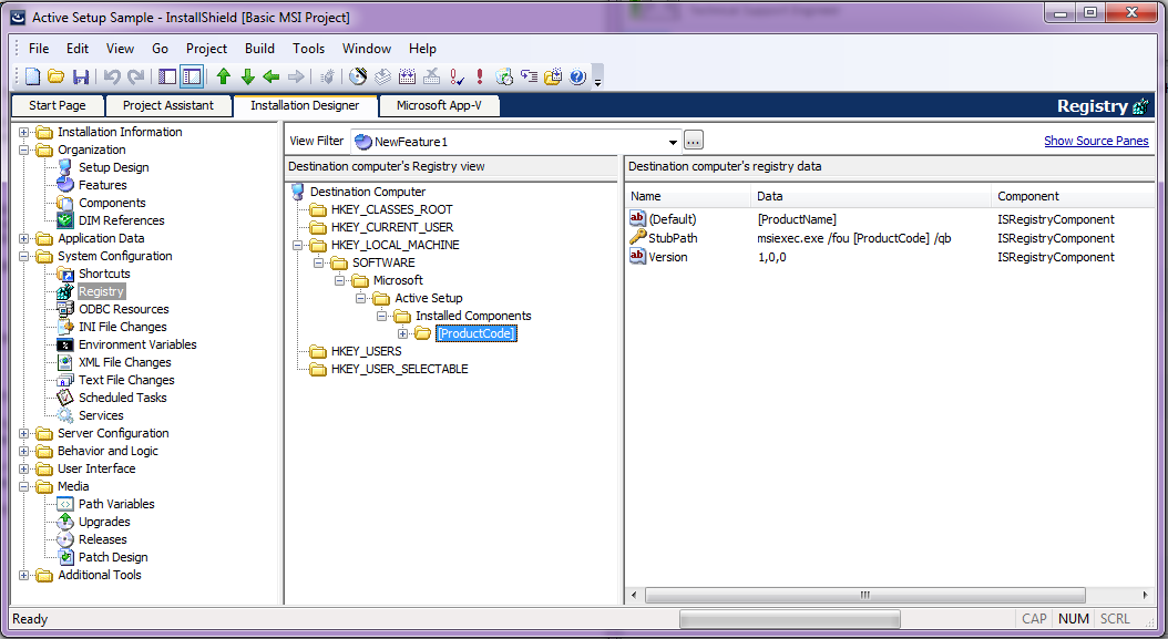 How to Repair User-Specific Data for Applications without Shortcuts or Executables