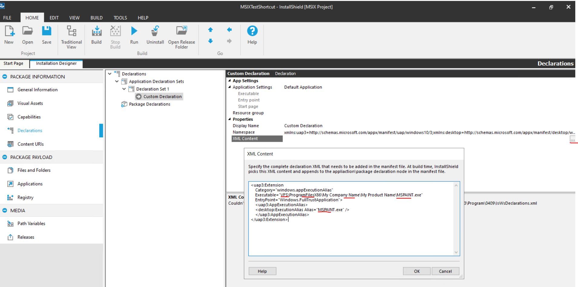How to Create Desktop Shortcuts in a MSIX Project Using the Package Support Framework