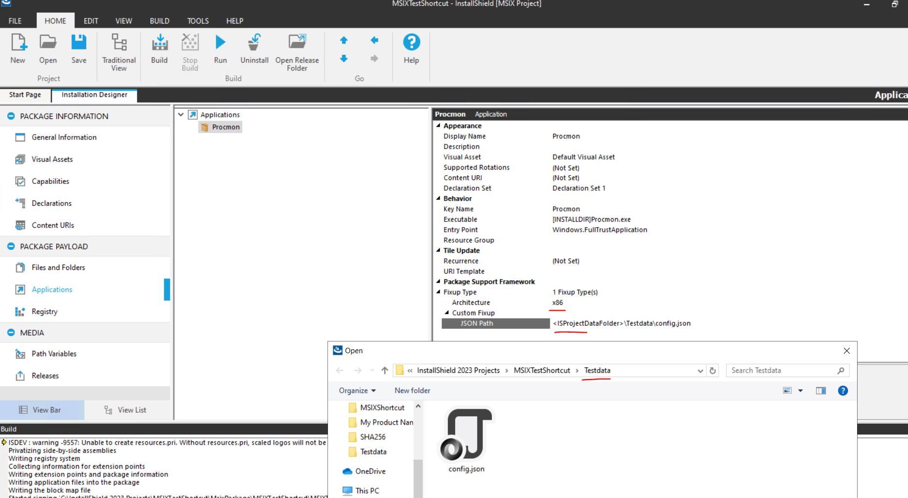 How to Create Desktop Shortcuts in a MSIX Project Using the Package Support Framework