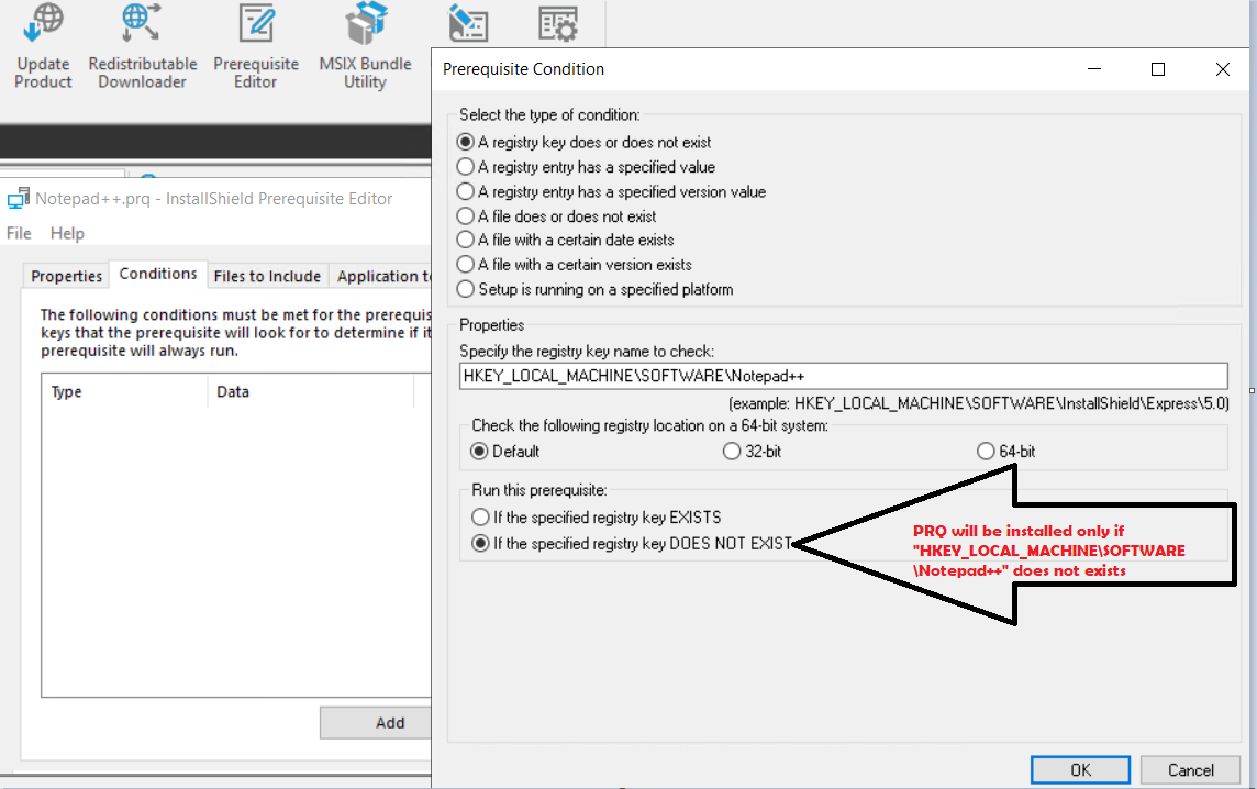 How to Create Custom Prerequisites in Installshield