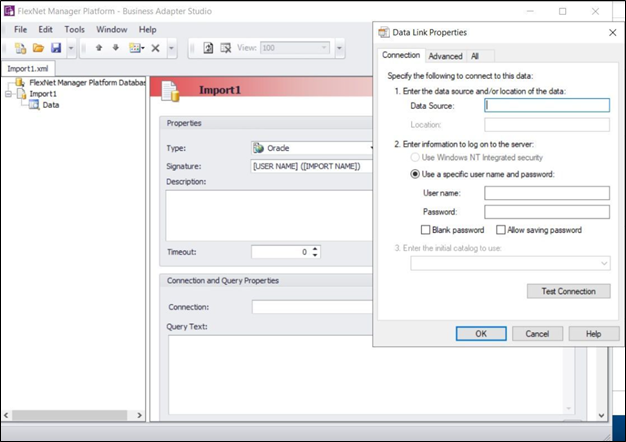 Install ODAC for Oracle ODBC access via Business Adapter Studio