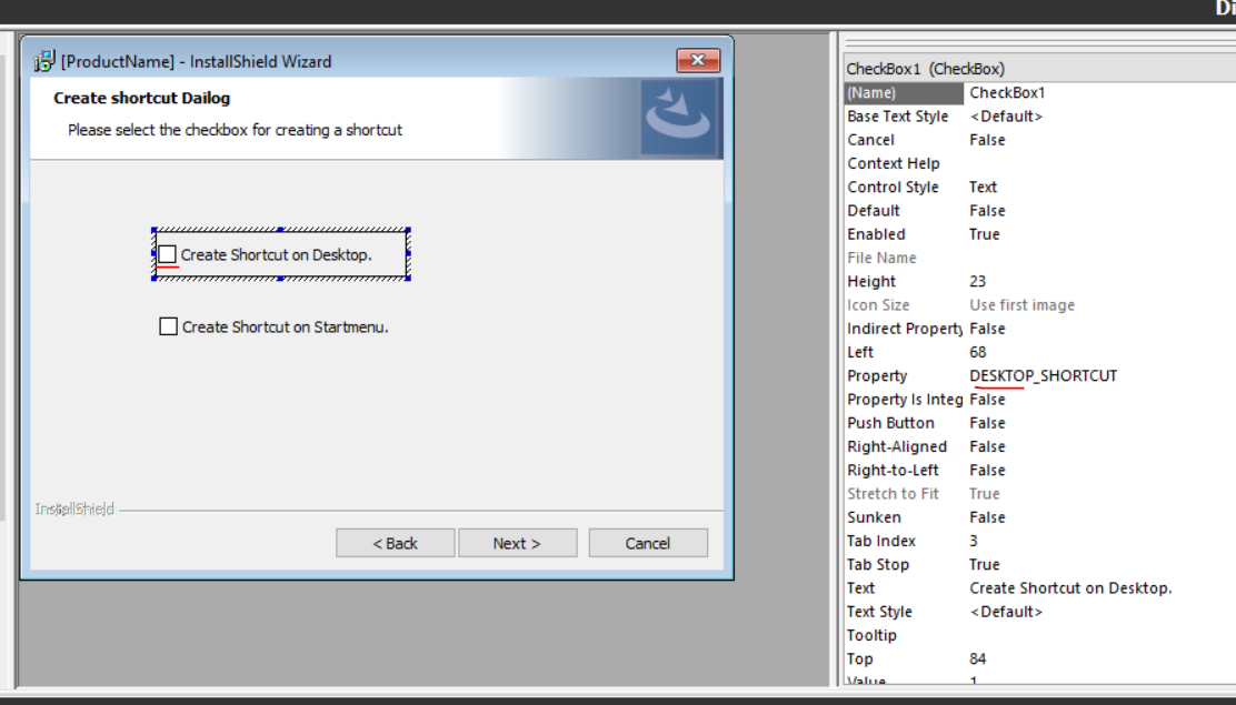 Create a Shortcut Using Installscript Based on User Input and Delete The Shortcut on ...